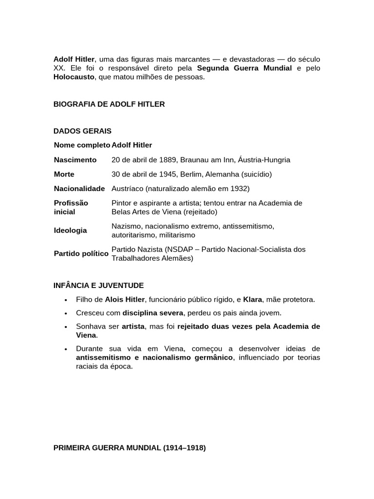 Adolf Hitler | PDF | Adolf Hitler | Nazismo