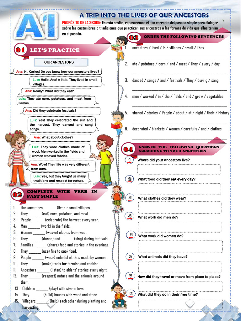 Ficha 02 - Sem 01 - Jec - A1 - Lives or Our Ancestors | PDF | Chess | Chess Theory
