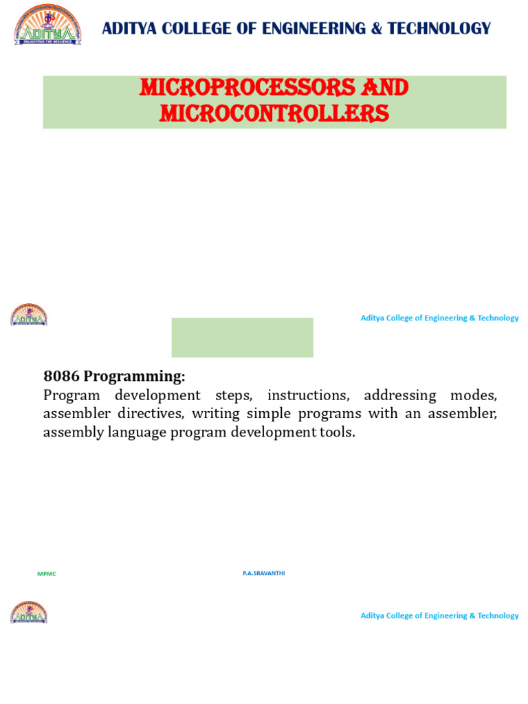 FMPMC Unit - 2 Programs PDF | PDF | Assembly Language | Programming