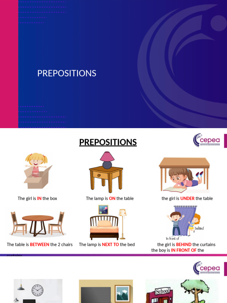 Understanding Prepositions: Exercises | PDF