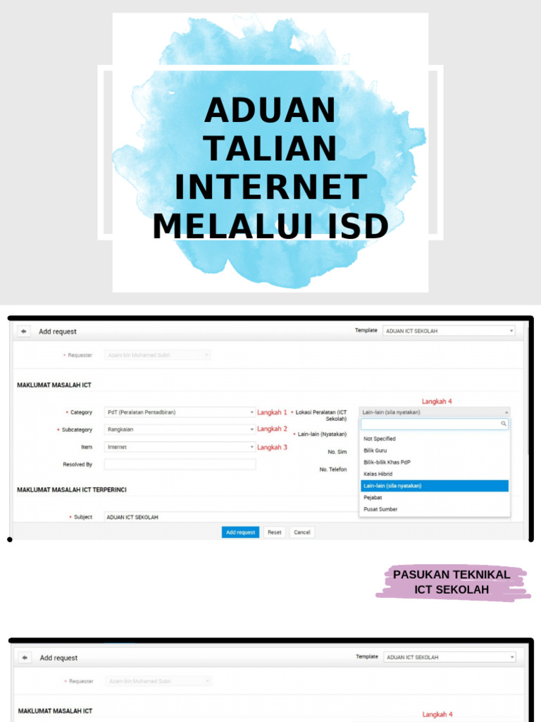 Aduan Talian Internet Melalui Isd | PDF