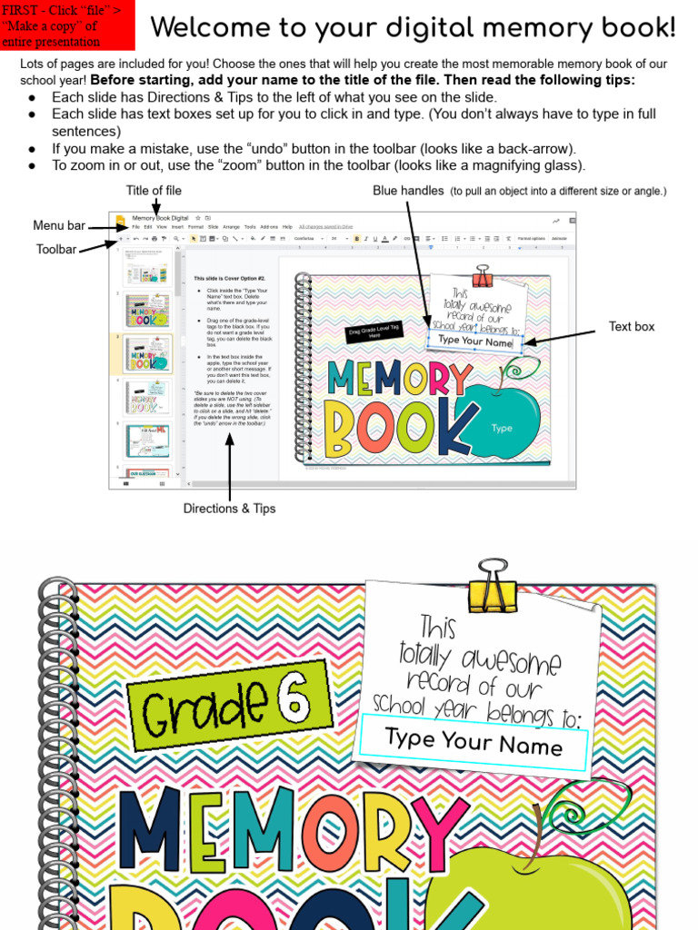 Copy of Year in Review - Memory Book | PDF