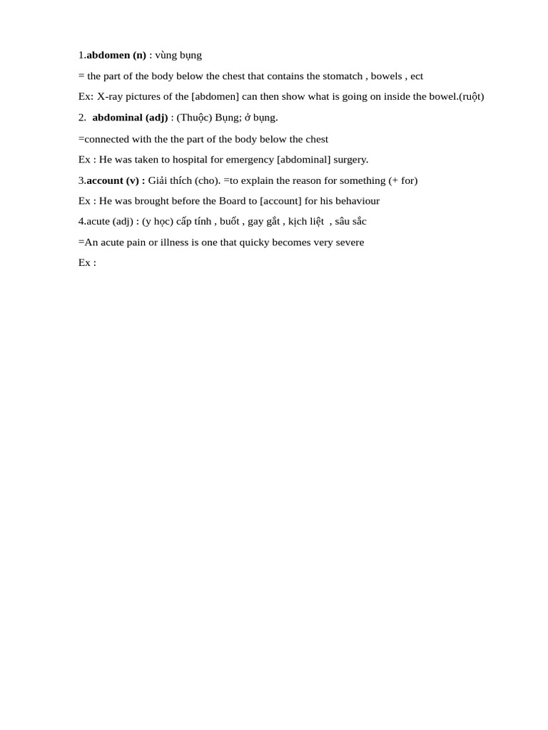 Vocab Ielts Diet Health | PDF