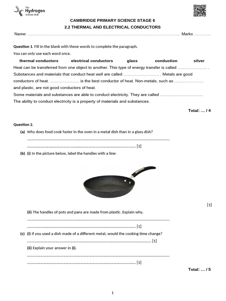 Conductors: Heat and Electricity Explained | PDF | Thermal Conduction ...