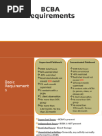 BACB Fieldwork Checklist & Requirements | PDF | Field Research