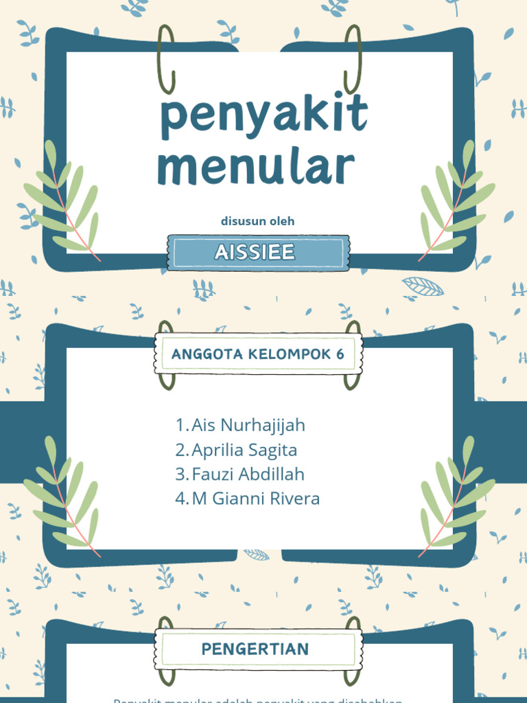 Penyakit Menular, Kelompok 6 | PDF