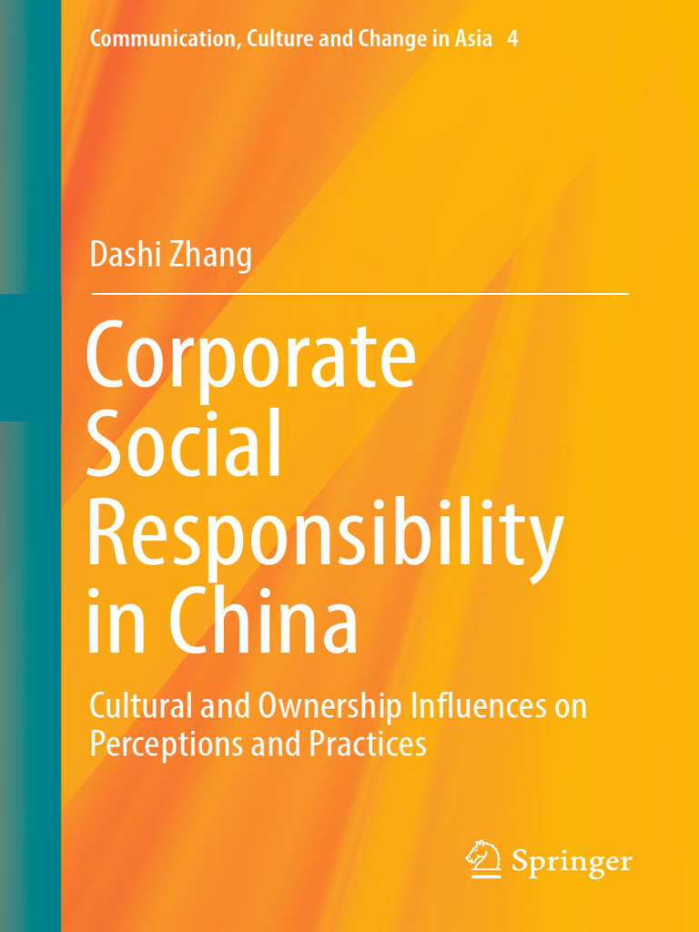 Corporate Social Responsibility in China: Dashi Zhang | PDF | Corporate Social Responsibility ...
