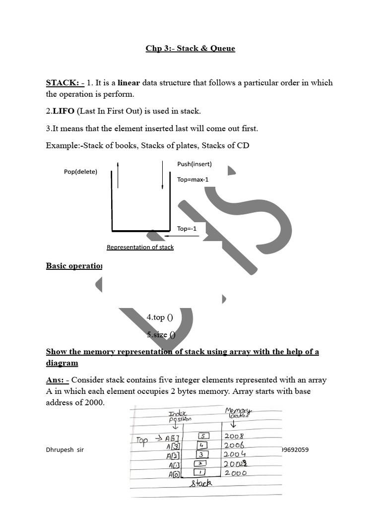 Chp 3 Stacks and Queue - Google Docs | PDF | Queue (Abstract Data Type) | Computer Programming