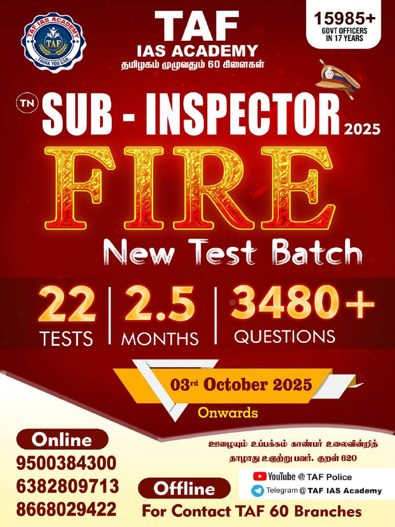 Fire Schedule | PDF
