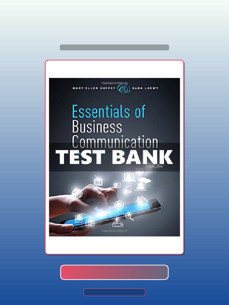 Answers for Essentials of Business Communication 10 Ed Guffey eBook and ...