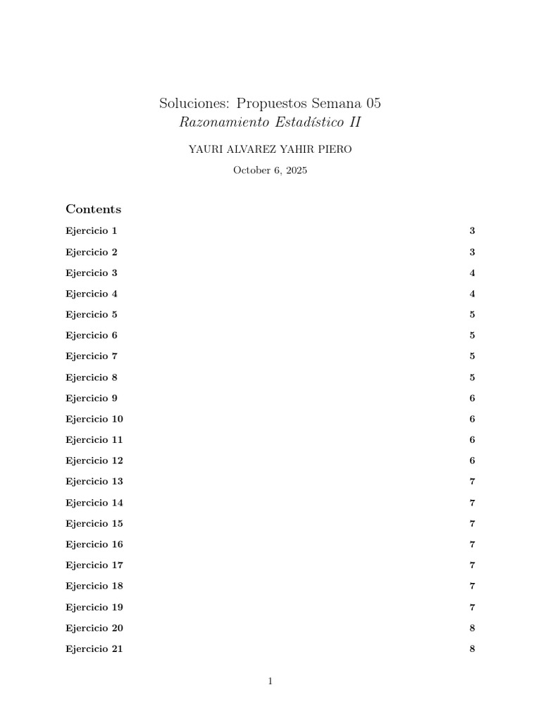 Ejericico 5 - Yahir Yauri Alvarez | PDF | Muestreo (Estadísticas ...