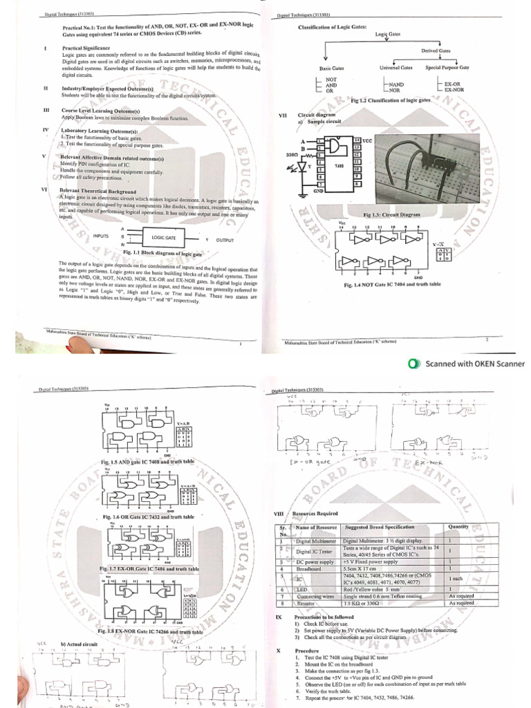 Dte Practical 1 To 7 | PDF