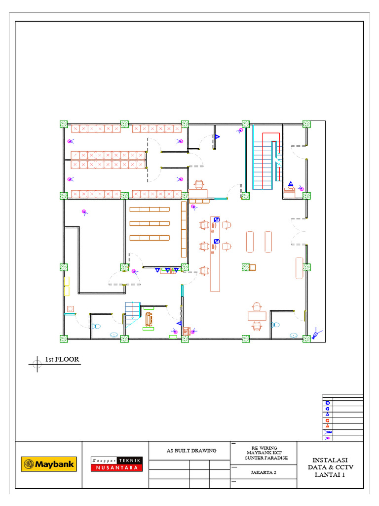 Drawing Layout & Wiring Maybank Sunter Paradise 2025-10-23 | PDF