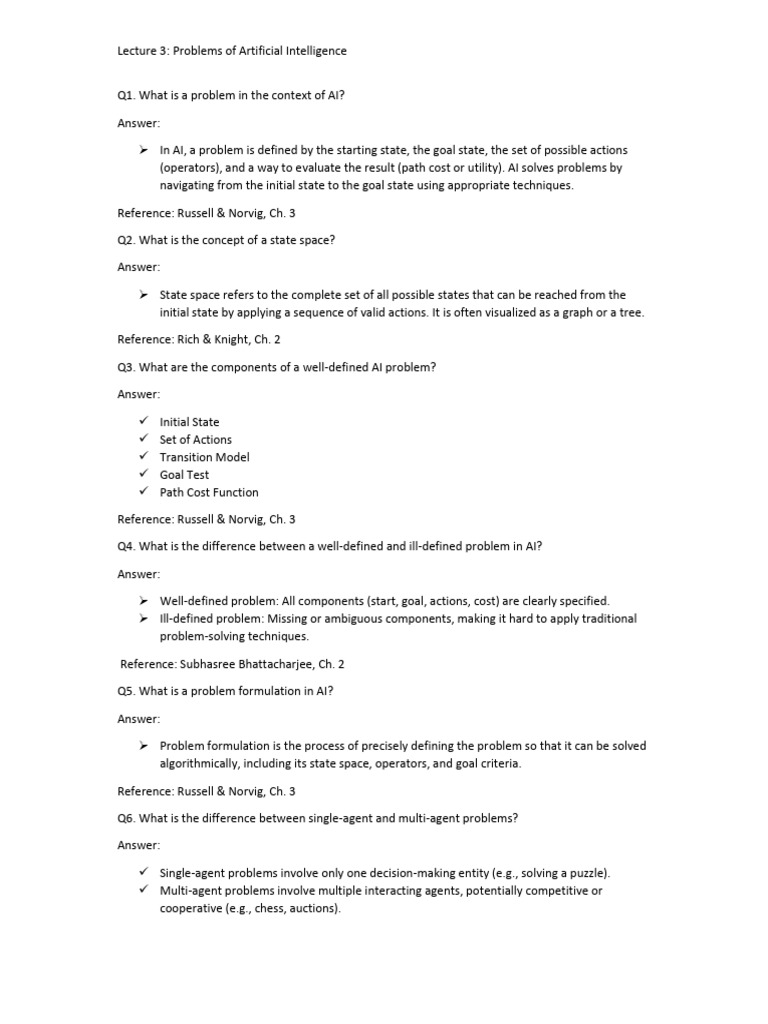 Understanding AI Problem Solving | PDF | Artificial Intelligence ...