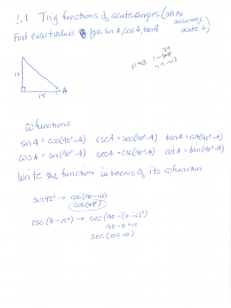 2-1 trig notes | PDF