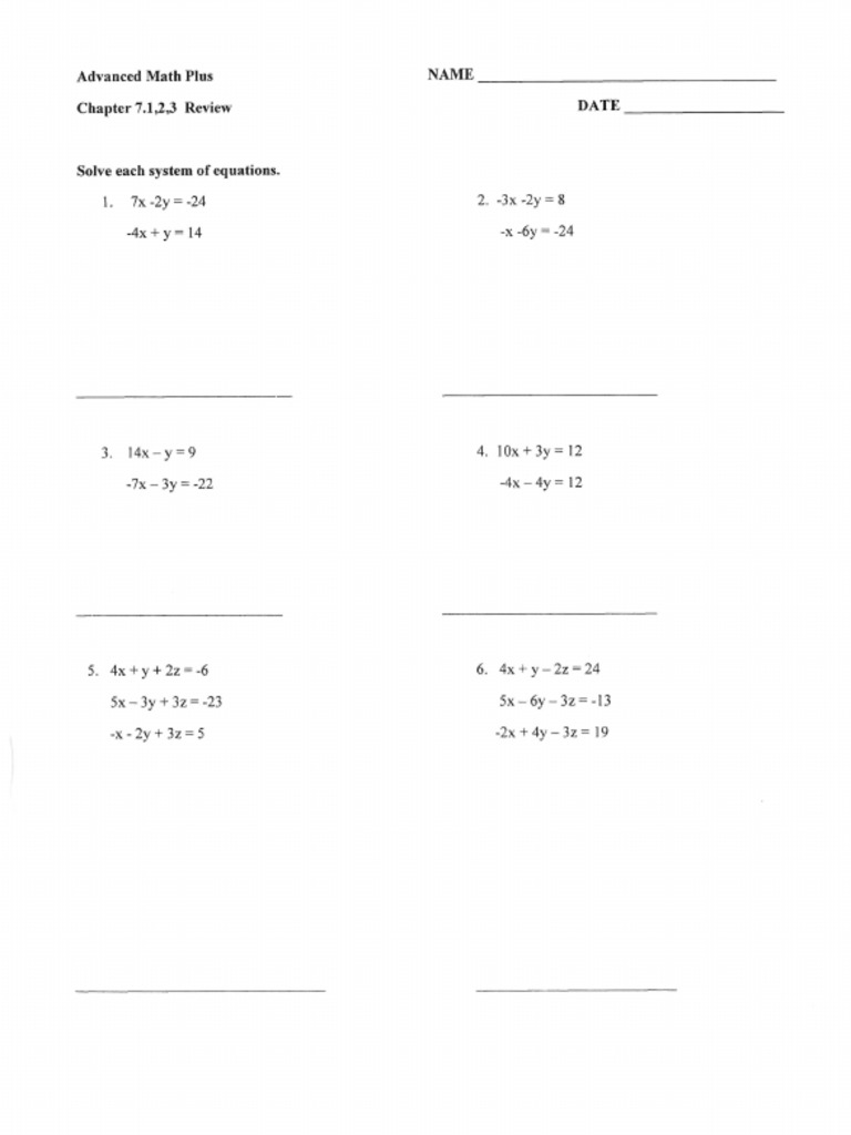 7-1,2,3 Review | PDF