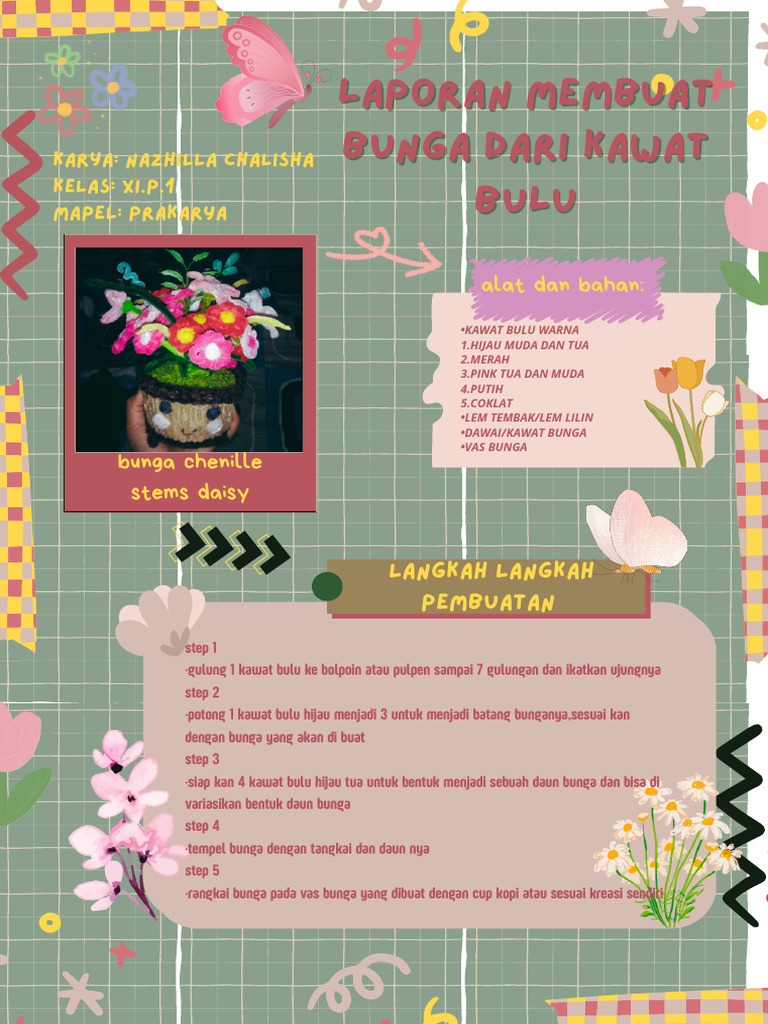 Putih Biru Pink Ilustrasi Lucu Border Dokumen A4 - 20250925 - 204410 ...