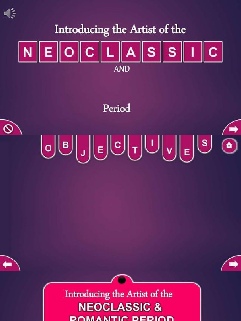 Arts of The Neoclassic and Romantic Period | PDF