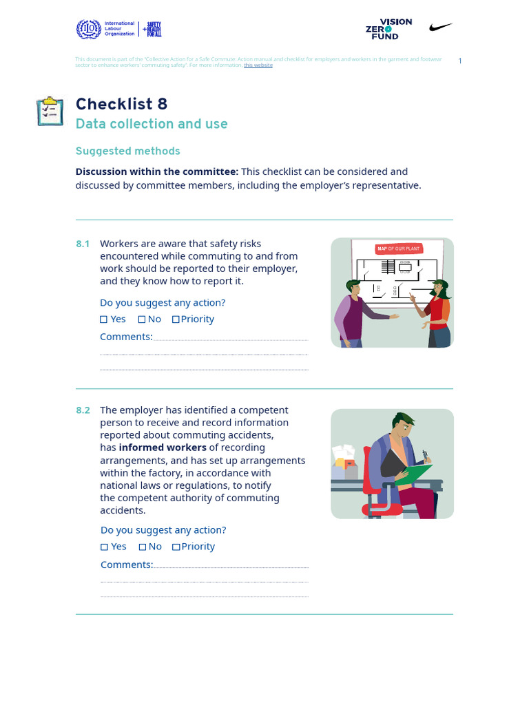 Checklist 8_Data Collection and Use | PDF