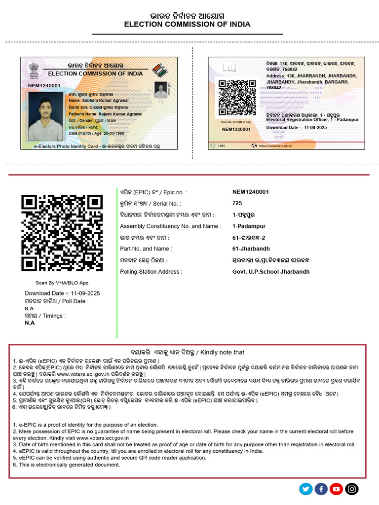 Voter Id | PDF