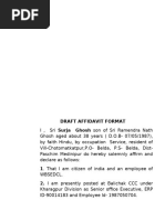EWS Affidavit Format for Delhi 2025 | PDF | Affidavit