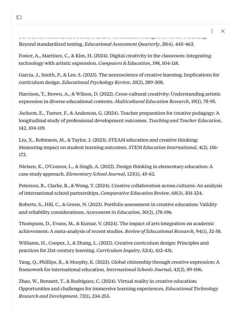 Creativity in 21st Century Global Education - Claude | PDF | Creativity | Learning