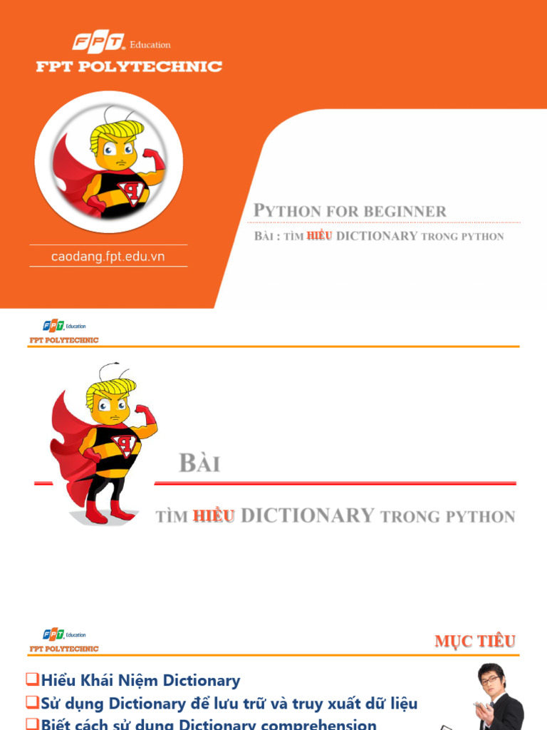 Tìm Hiểu Dictionary Trong Python | PDF