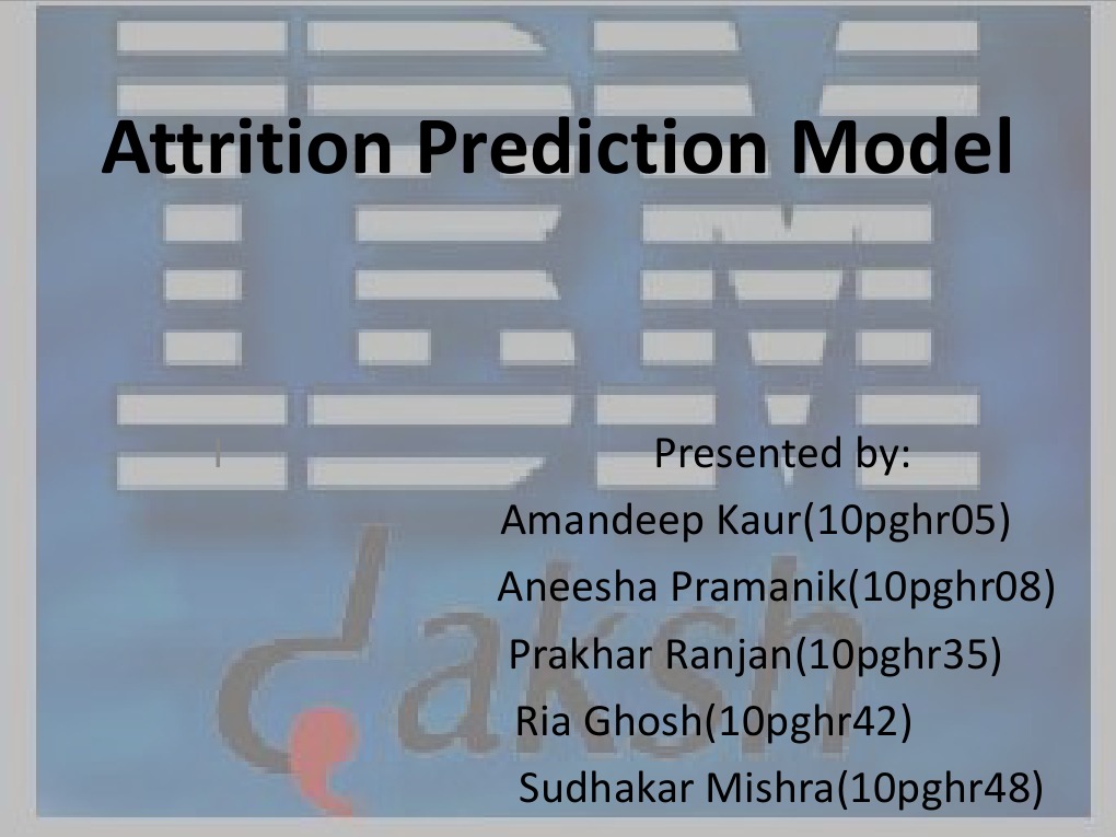 Predictive Attrition Model | PDF | Employee Retention | Prediction
