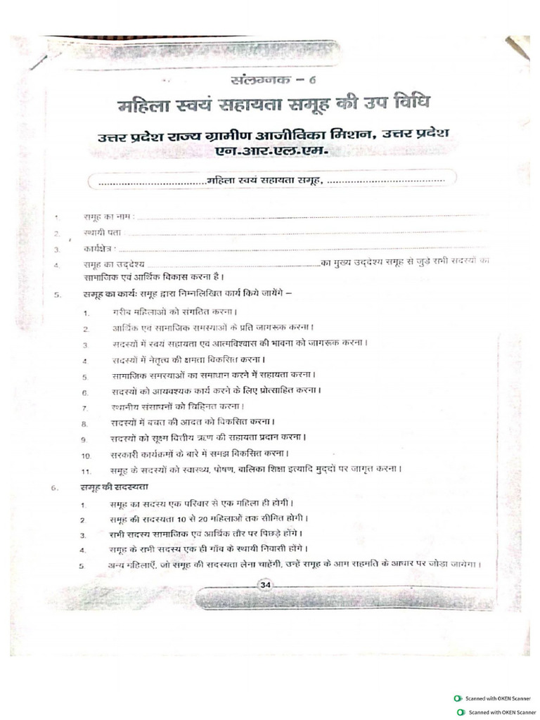 MIS SHG Gathan | PDF