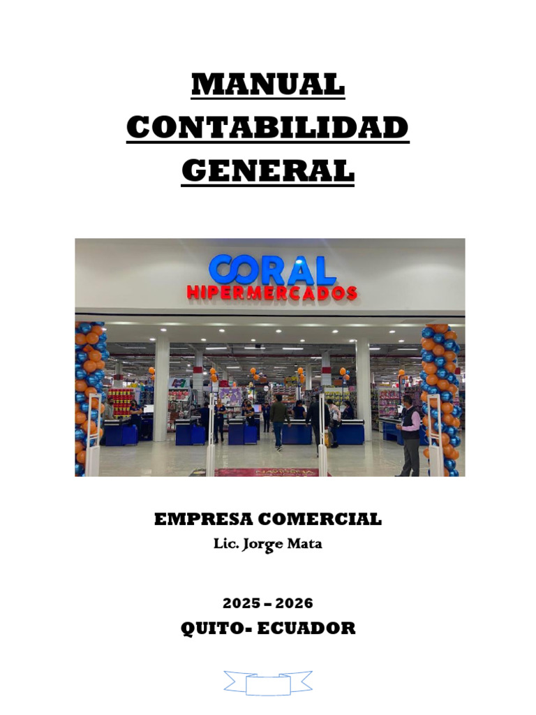 Manual de Contabilidad General 2025-2026 | PDF | Contabilidad | Estado ...