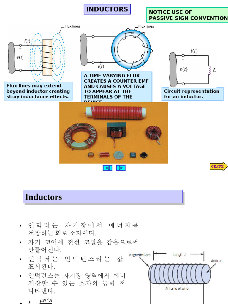 CH - 5.2, 5.3 - Inductors, Capacitor and Inductor Combinations-1 | PDF ...