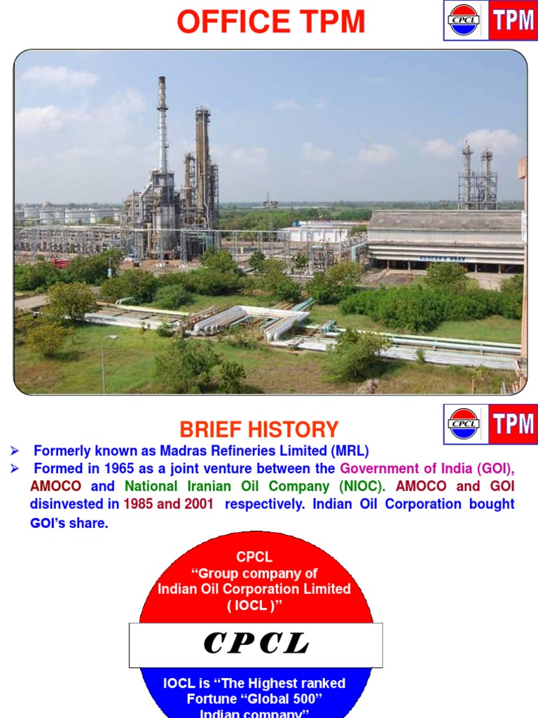 CPCL TPM Analysis | PDF | Warehouse | Liquefied Petroleum Gas
