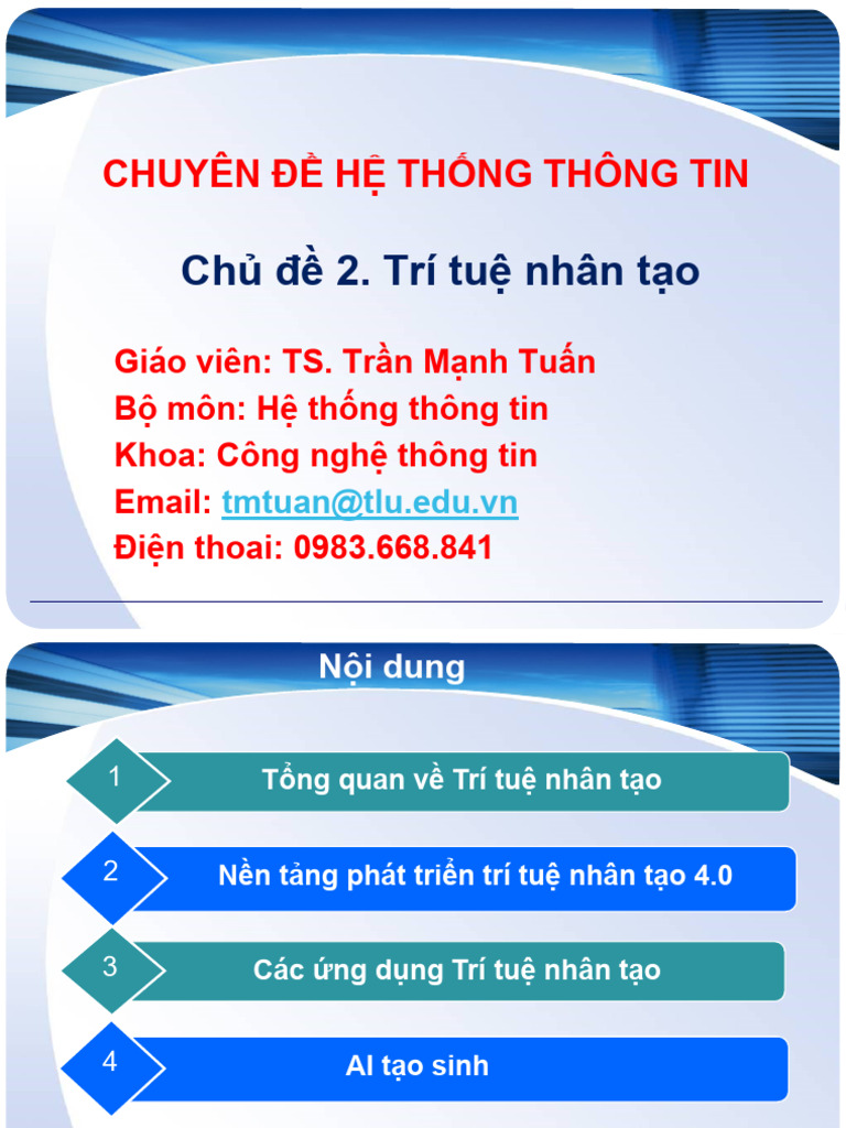 Chu de TTNT | PDF