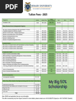 MMU International Fees Structure 2025 | PDF | Multimedia | Computing
