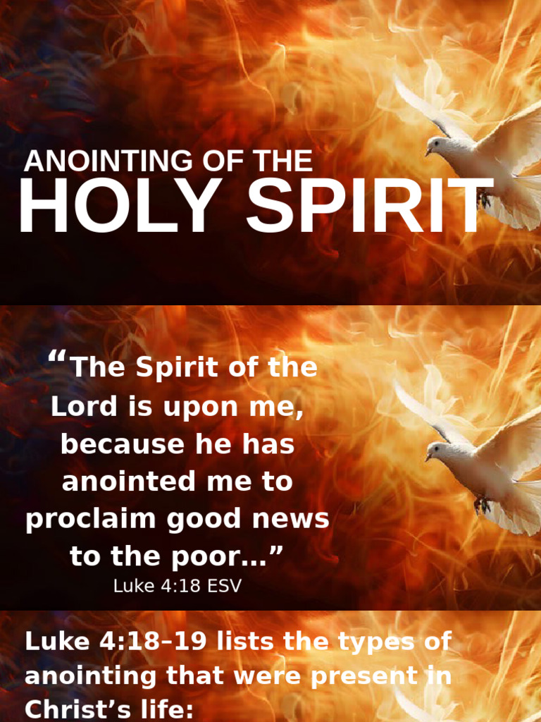 Xiii. The Anointing of The Holy Spirit | PDF