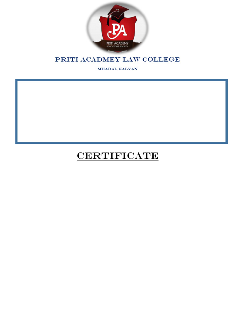 Assignment Certificate SEM II | PDF