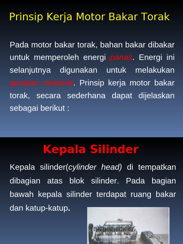 0207106001-22-MSN20214306-2021-KW7K-01-Prinsip Kerja Motor Bakar | PDF