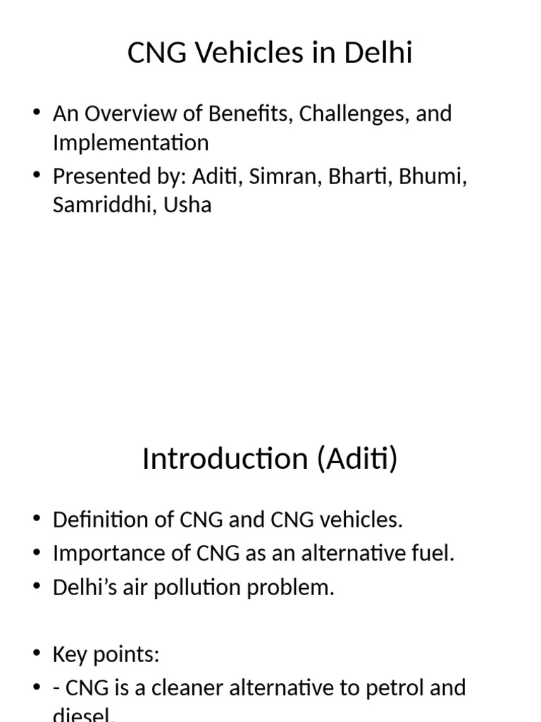 CNG Vehicles in Delhi | PDF
