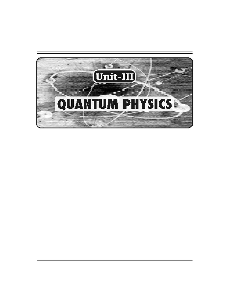 Understanding Quantum Physics Concepts | PDF | Electromagnetic ...