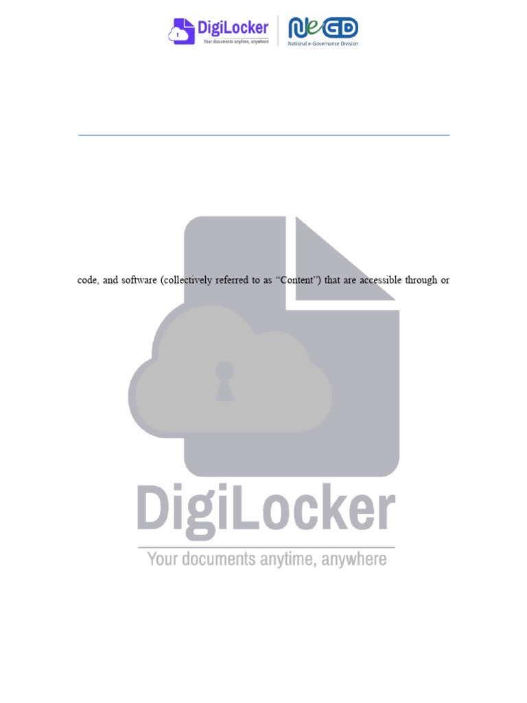DigiLocker Issuer Terms of Use | PDF | Regulatory Compliance | Consent