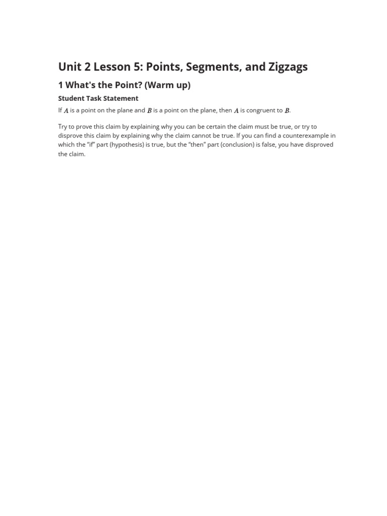 Geometry 2 5 Lesson Teacher Presentation Materials | PDF