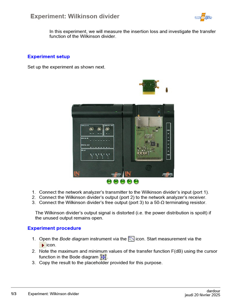 Wilkinson | PDF | Decibel | Amplitude