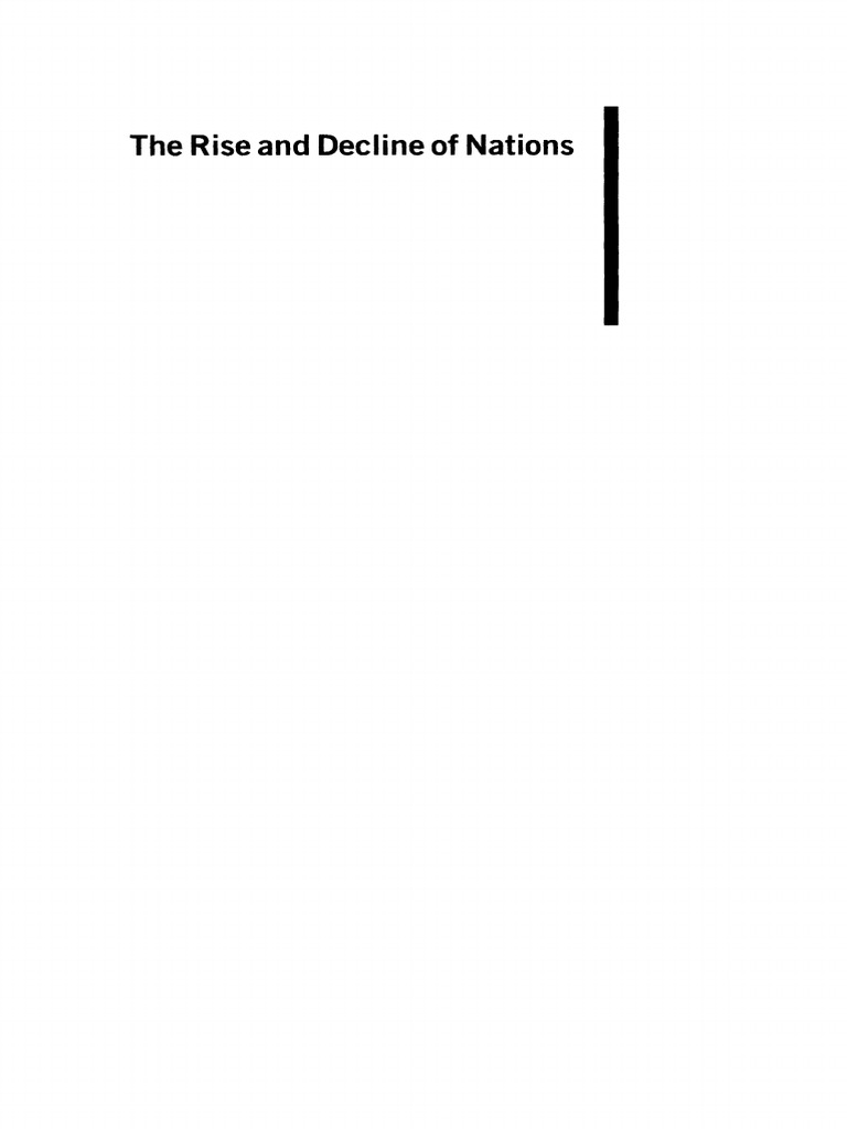 The Rise and Decline of Nations | PDF | Economic Growth | Economies