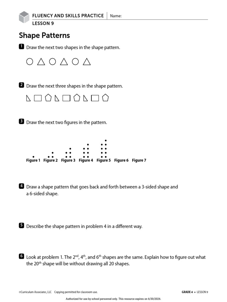Fluency Lesson 9 Students Grade 4 | PDF