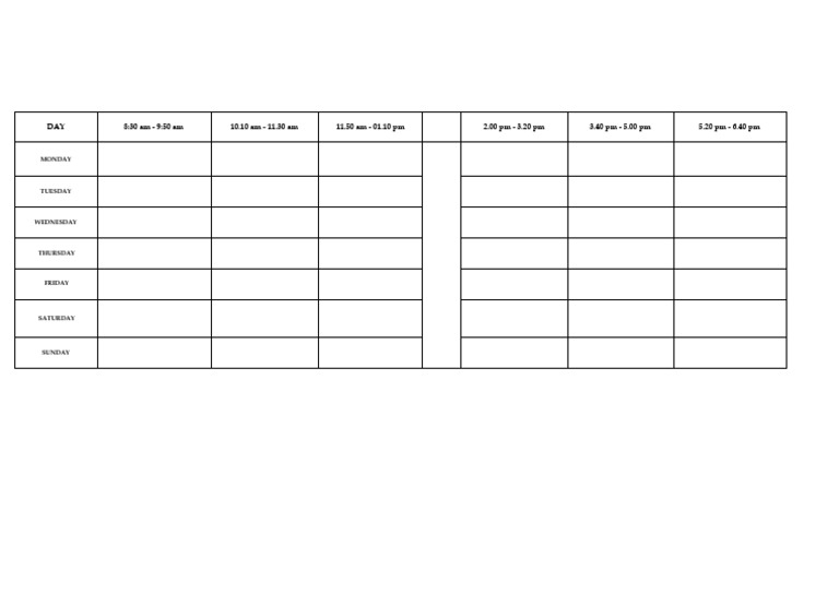Time Table MBA-DT 2025-26 Year Trimester V Div A | PDF