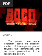 SOCO Team Composition and Roles | PDF | Crime Scene | Forensic Science