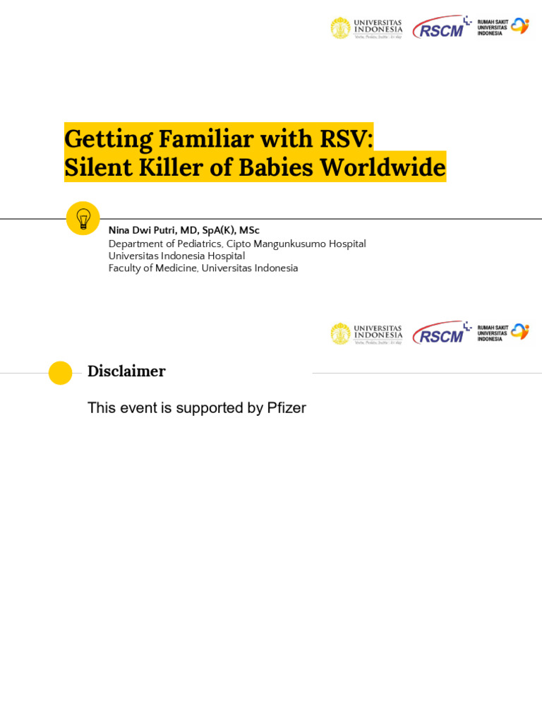 Dr. Nina - Getting Familiar With RSV | PDF | Animal Diseases | Diseases ...