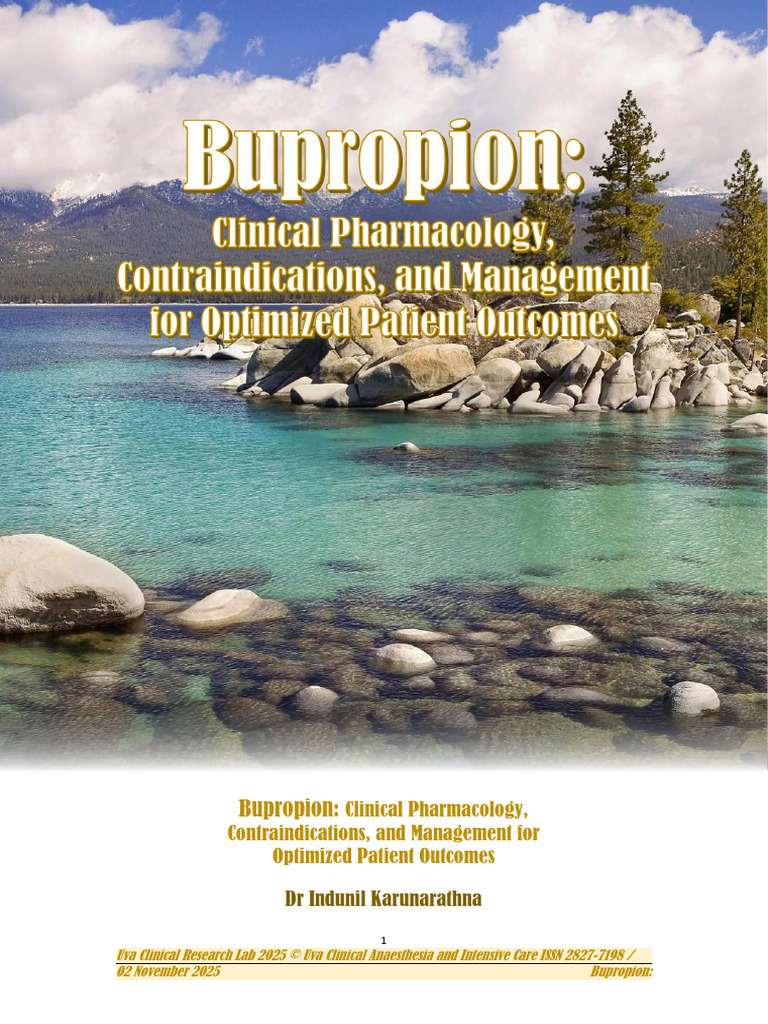 Bupropion: Clinical Overview and Management | PDF | Antidepressant ...