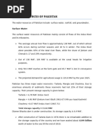 Overview of Pakistan's Canal System | PDF | Indus River | Hydrology