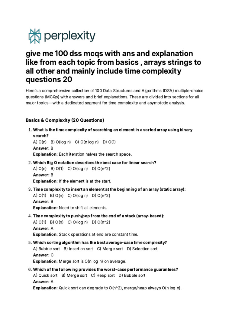 DSA Provakil | PDF | Algorithms And Data Structures | Applied Mathematics